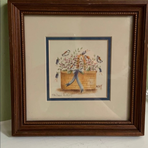 Mary Roff | Wall Decor | Mary Roff Theorem Painting Print Basket ...